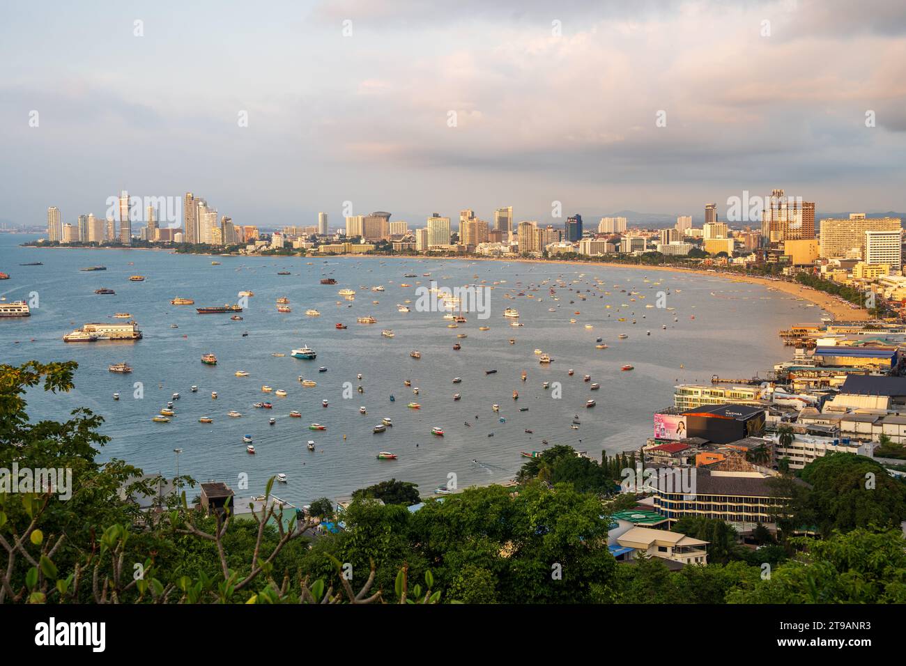 The Cityscape of Pattaya District Chonburi in Thailand Southeast Asia ...