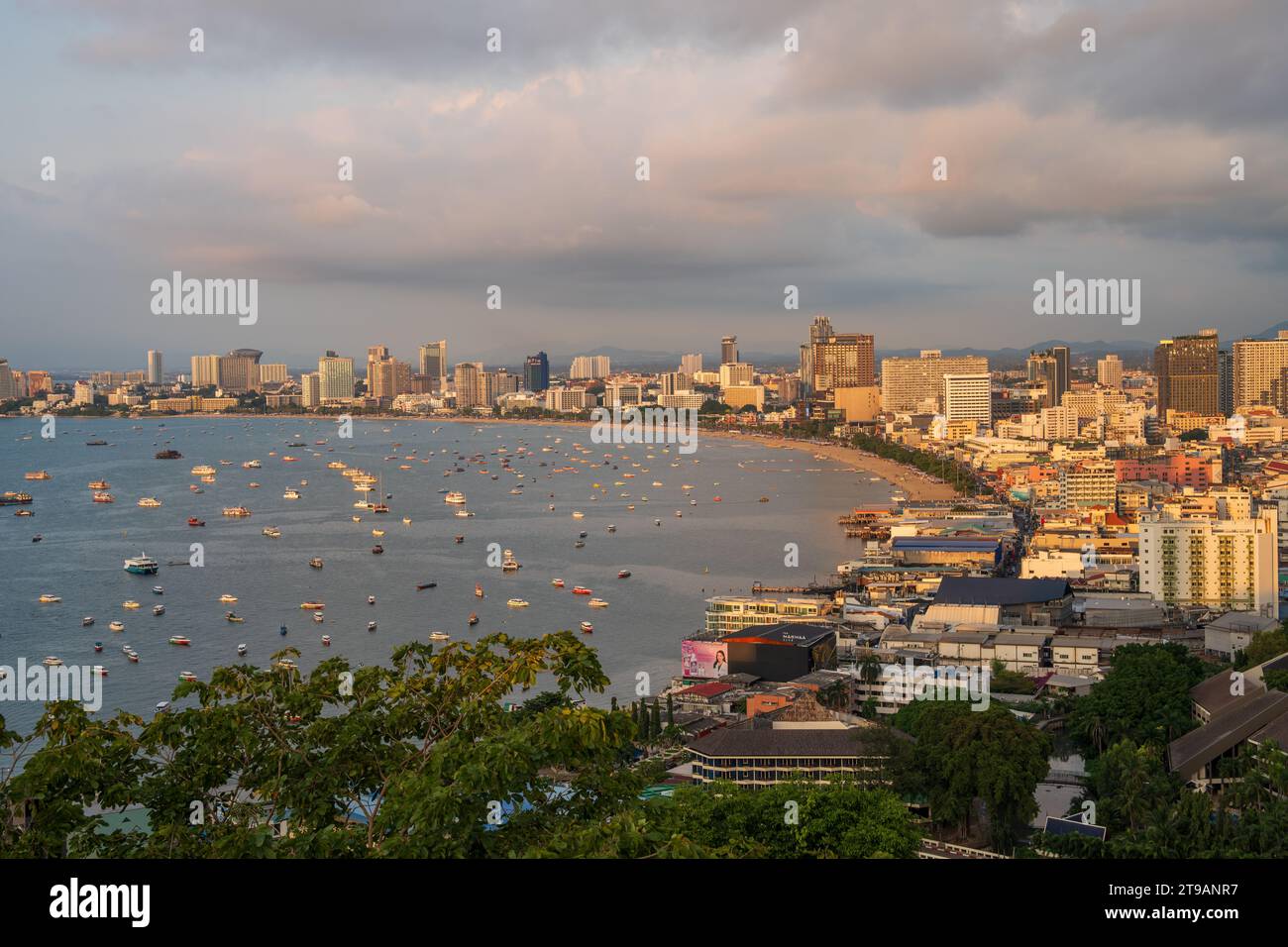 The Cityscape of Pattaya District Chonburi in Thailand Southeast Asia ...