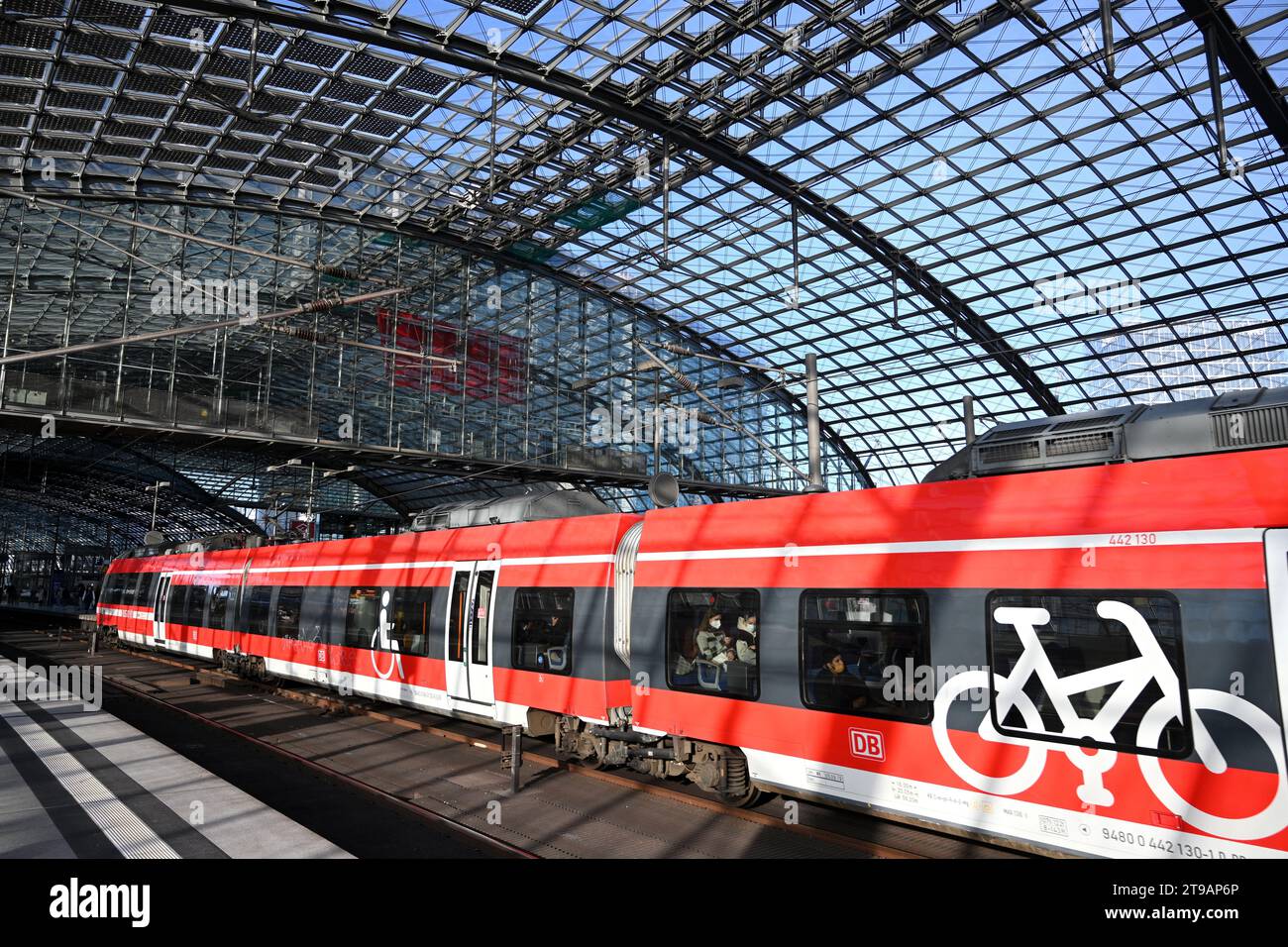 Berlin, Germany - November 03, 2022: People on the Berlin Central ...