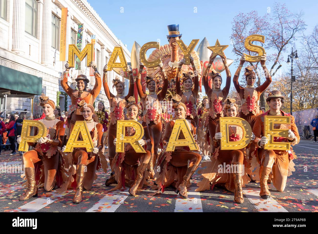 Macy’s dancers perform the Macy's Annual Thanksgiving Day Parade in New ...