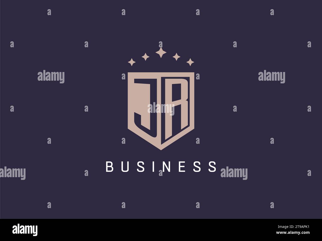 JR initial shield logo icon geometric style design inspiration Stock ...