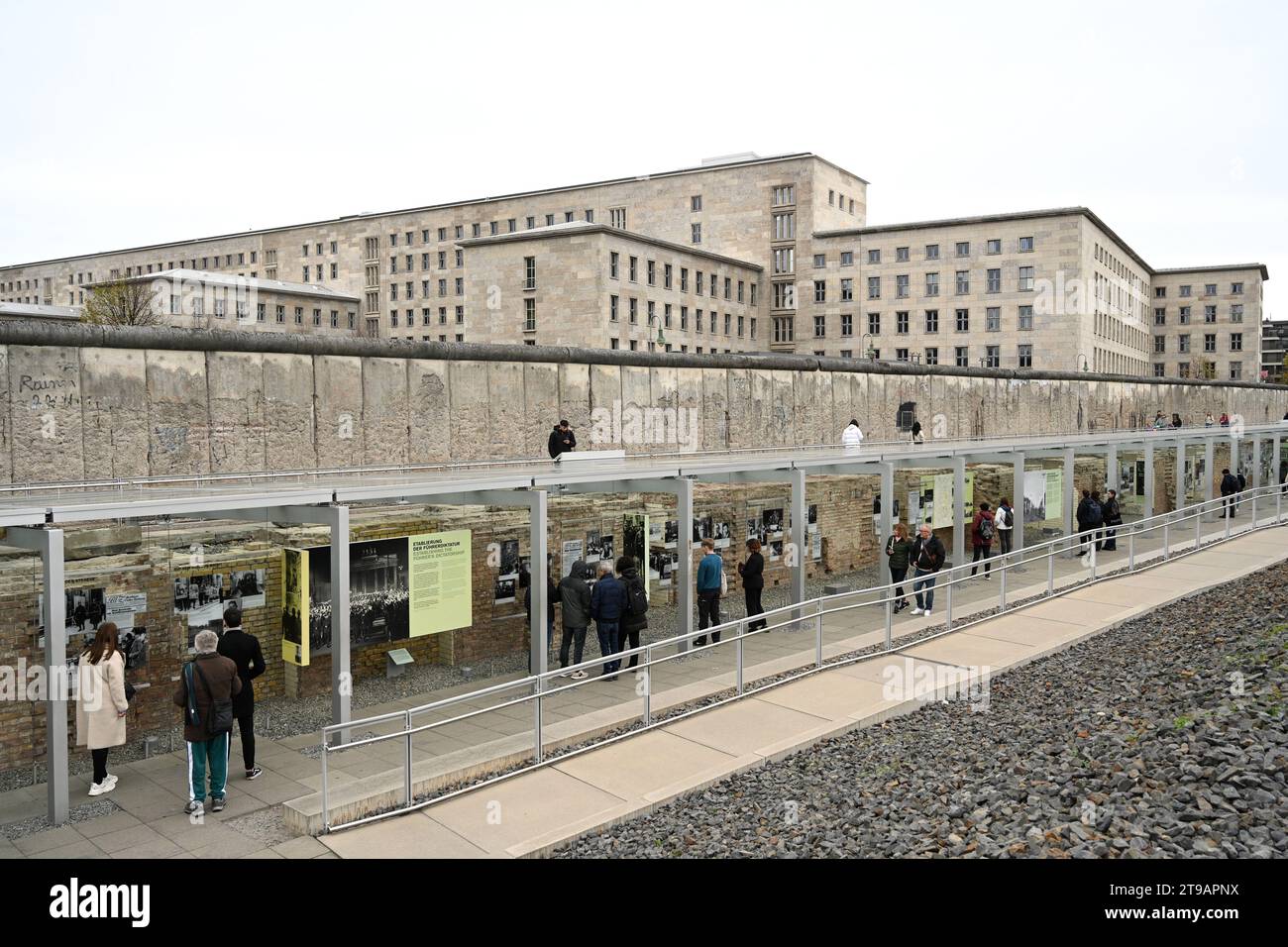Berlin, Germany - November 03, 2022: People in the Topography of Terror ...