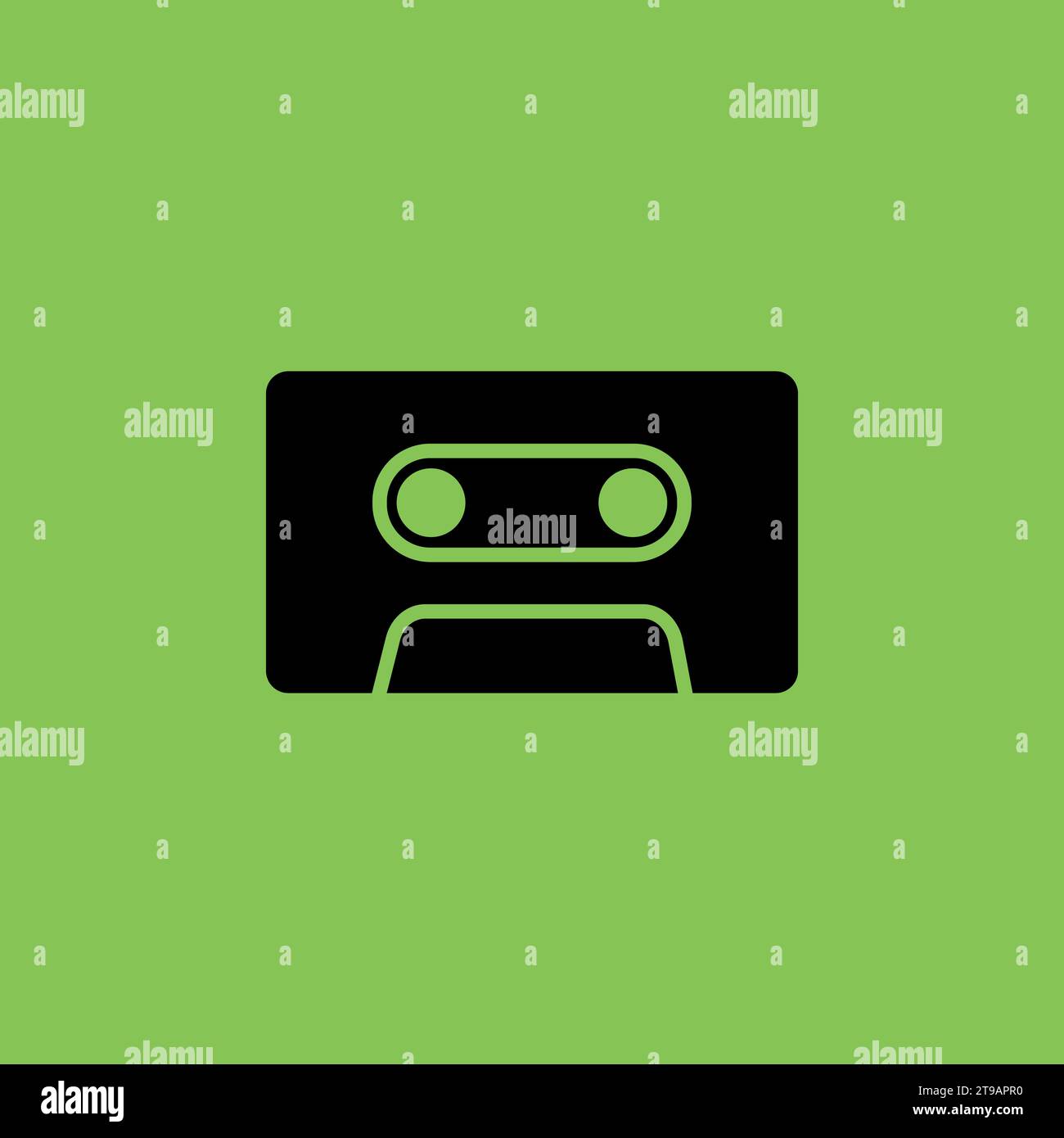 Retro Classic Cassette Tape Symbol Icon Vector Stock Vector Image & Art ...