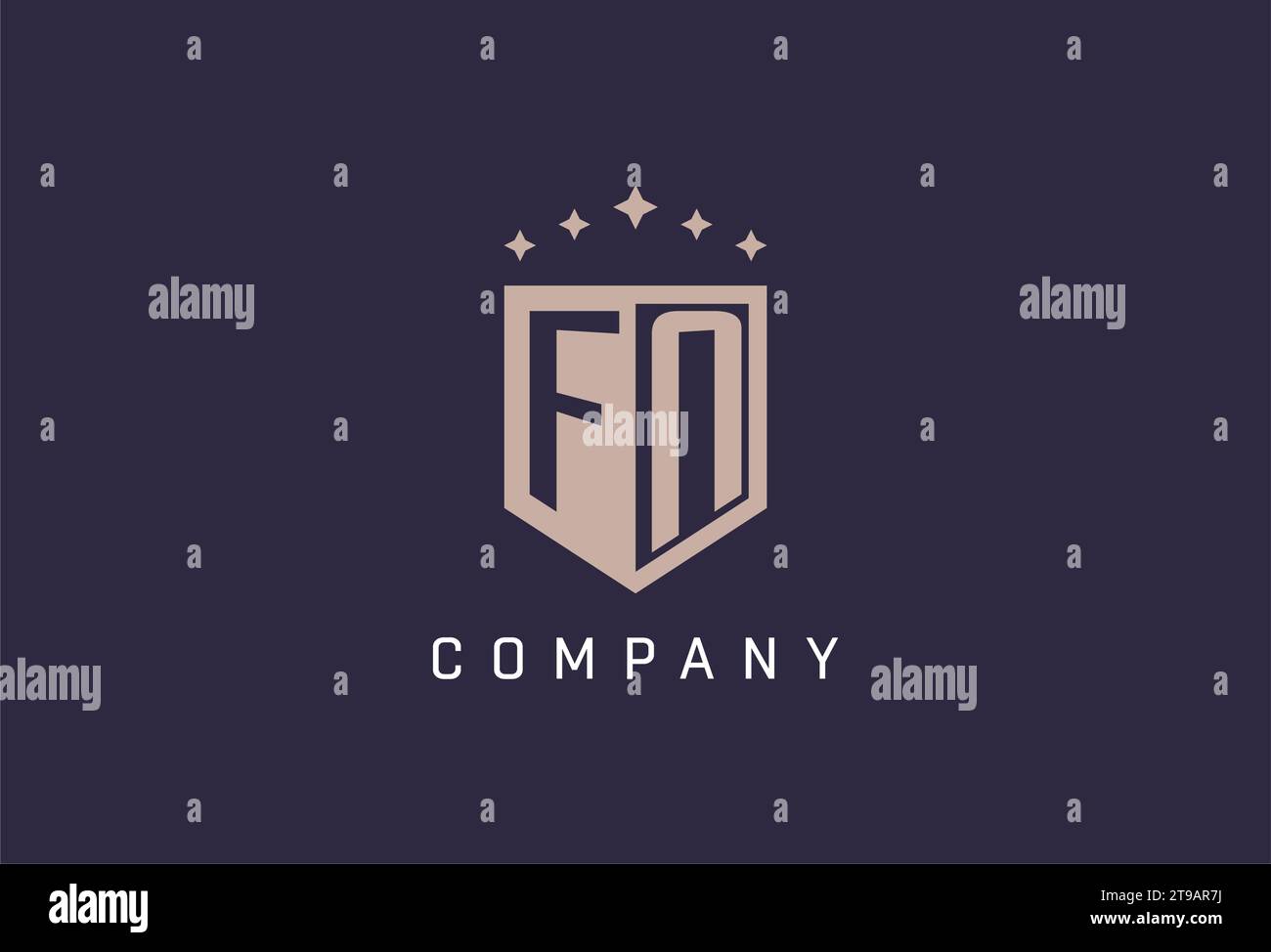FN initial shield logo icon geometric style design inspiration Stock ...