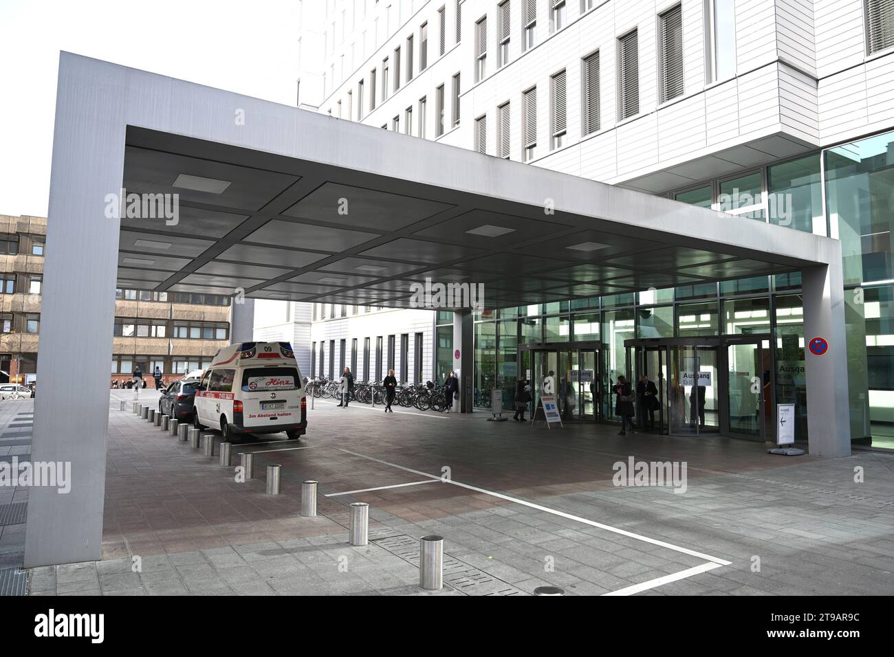 Berlin, Germany - November 03, 2022: Entrance in the main building ...