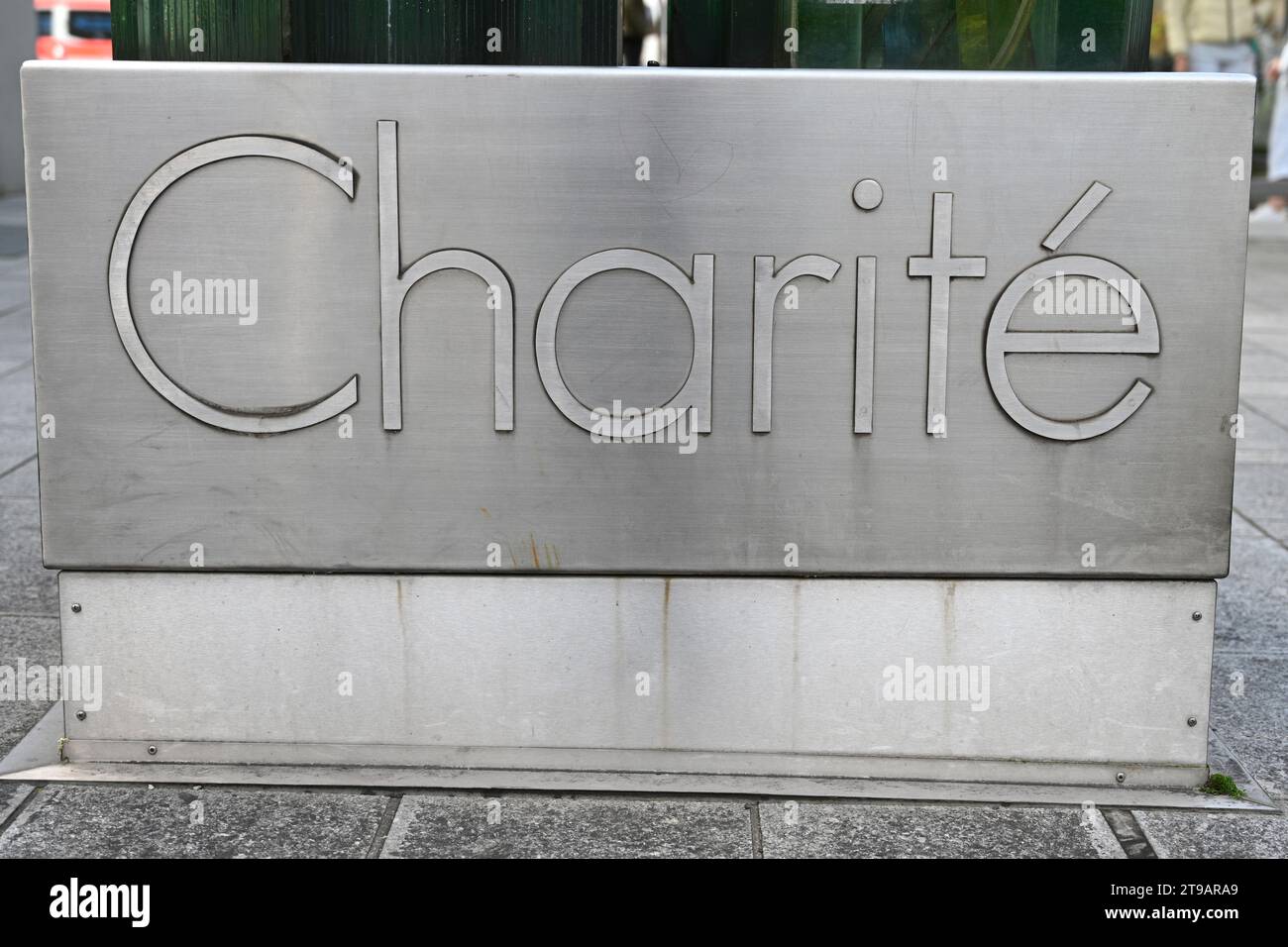 Berlin, Germany - November 03, 2022: The logo of the Charité Hospital ...