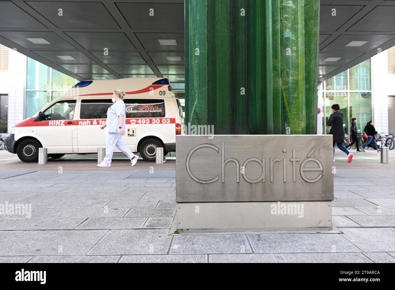 Berlin, Germany - November 03, 2022: The logo of the Charité Hospital ...