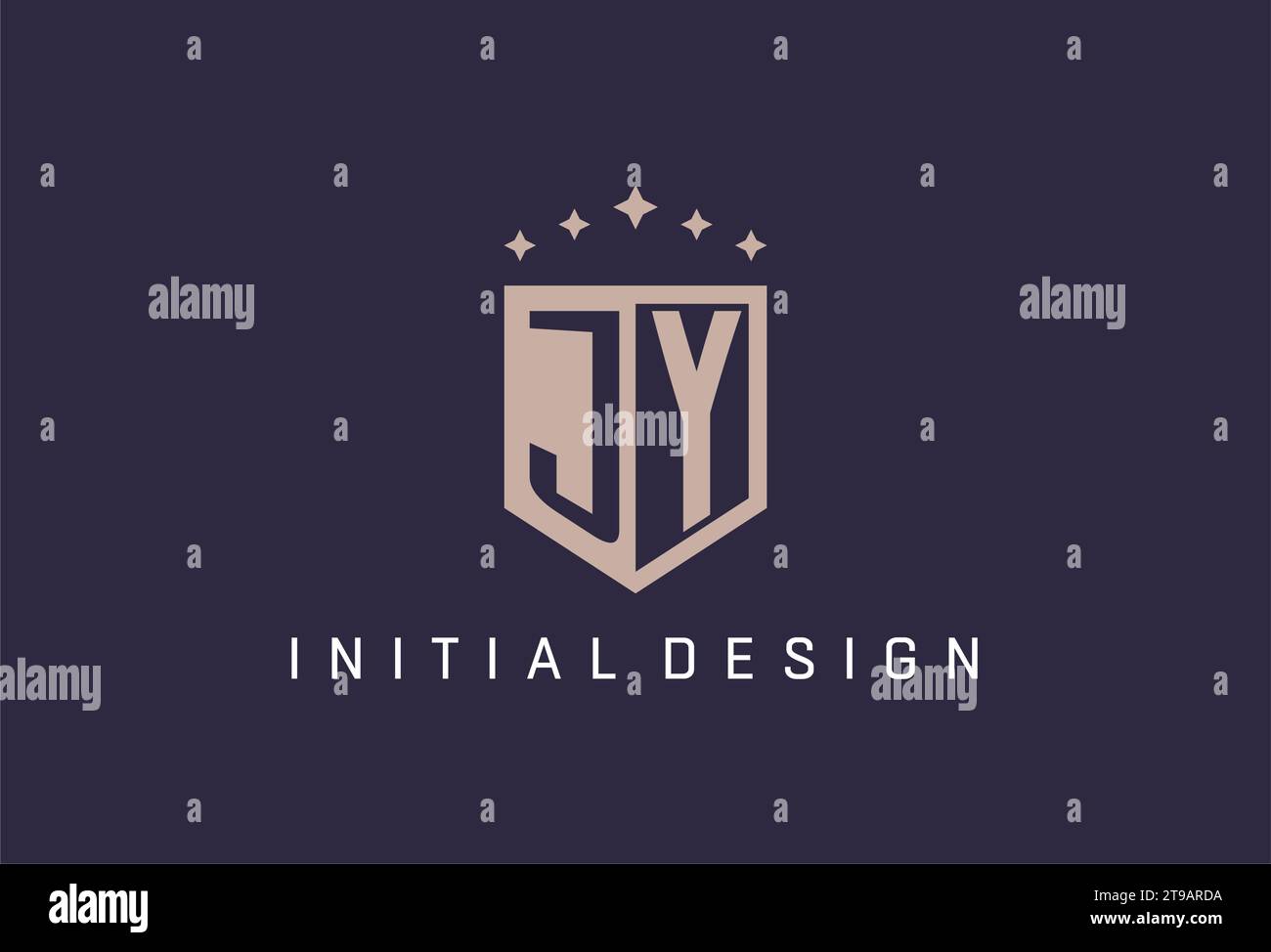 JY initial shield logo icon geometric style design inspiration Stock ...