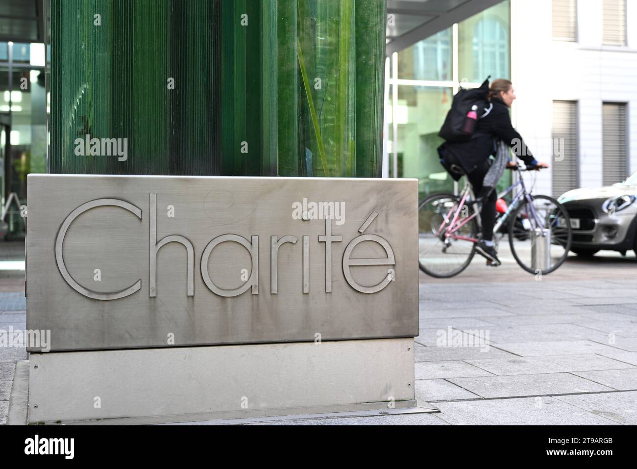 Berlin, Germany - November 03, 2022: The logo of the Charité Hospital ...