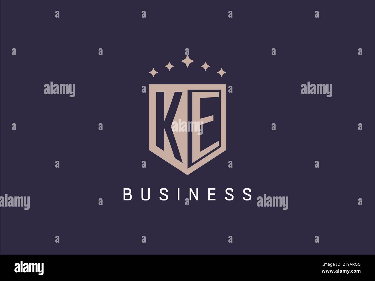 KE initial shield logo icon geometric style design inspiration Stock ...