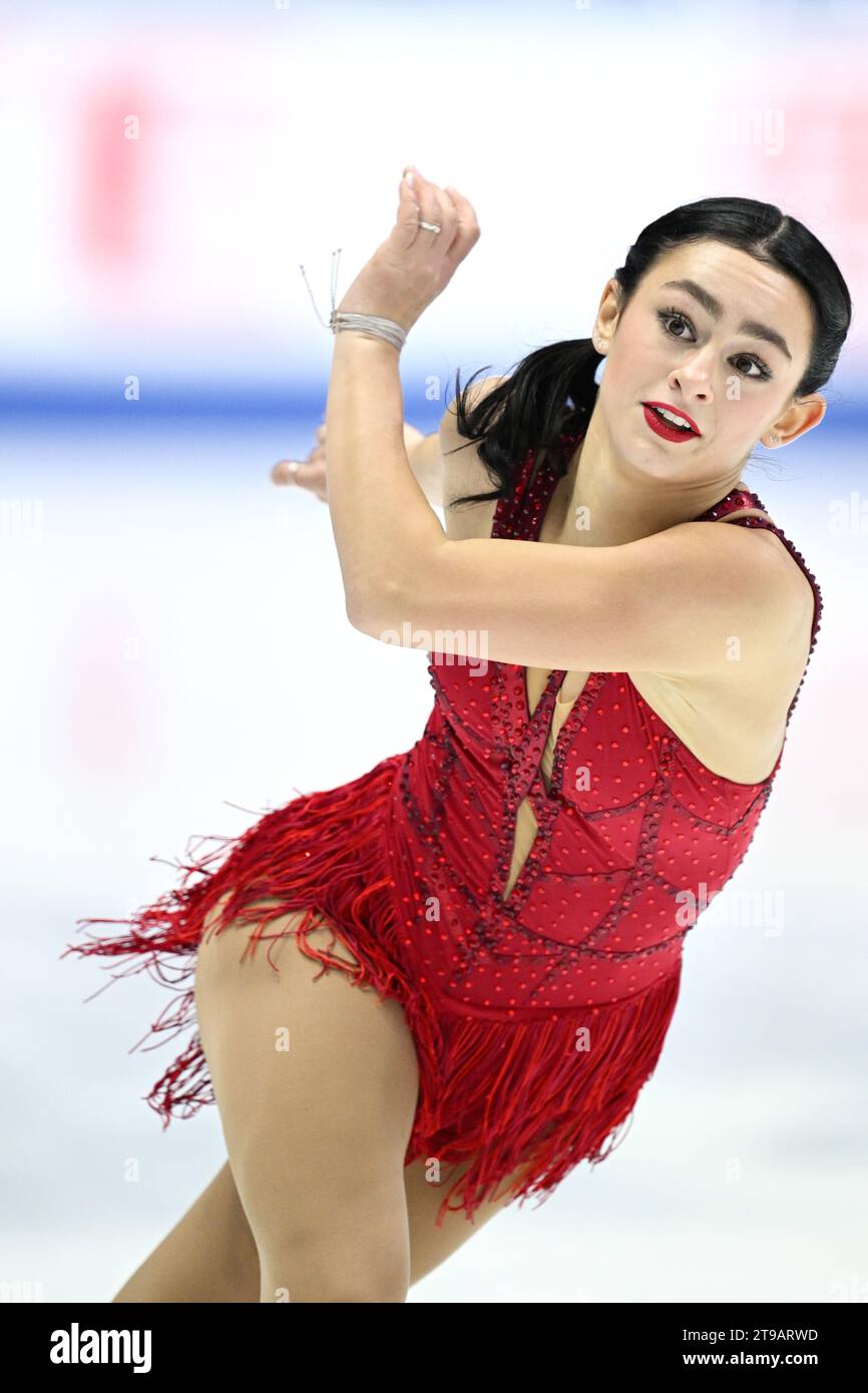 Ava Marie Ziegler (USA), NOVEMBER 24, 2023 - Figure Skating : ISU Grand ...