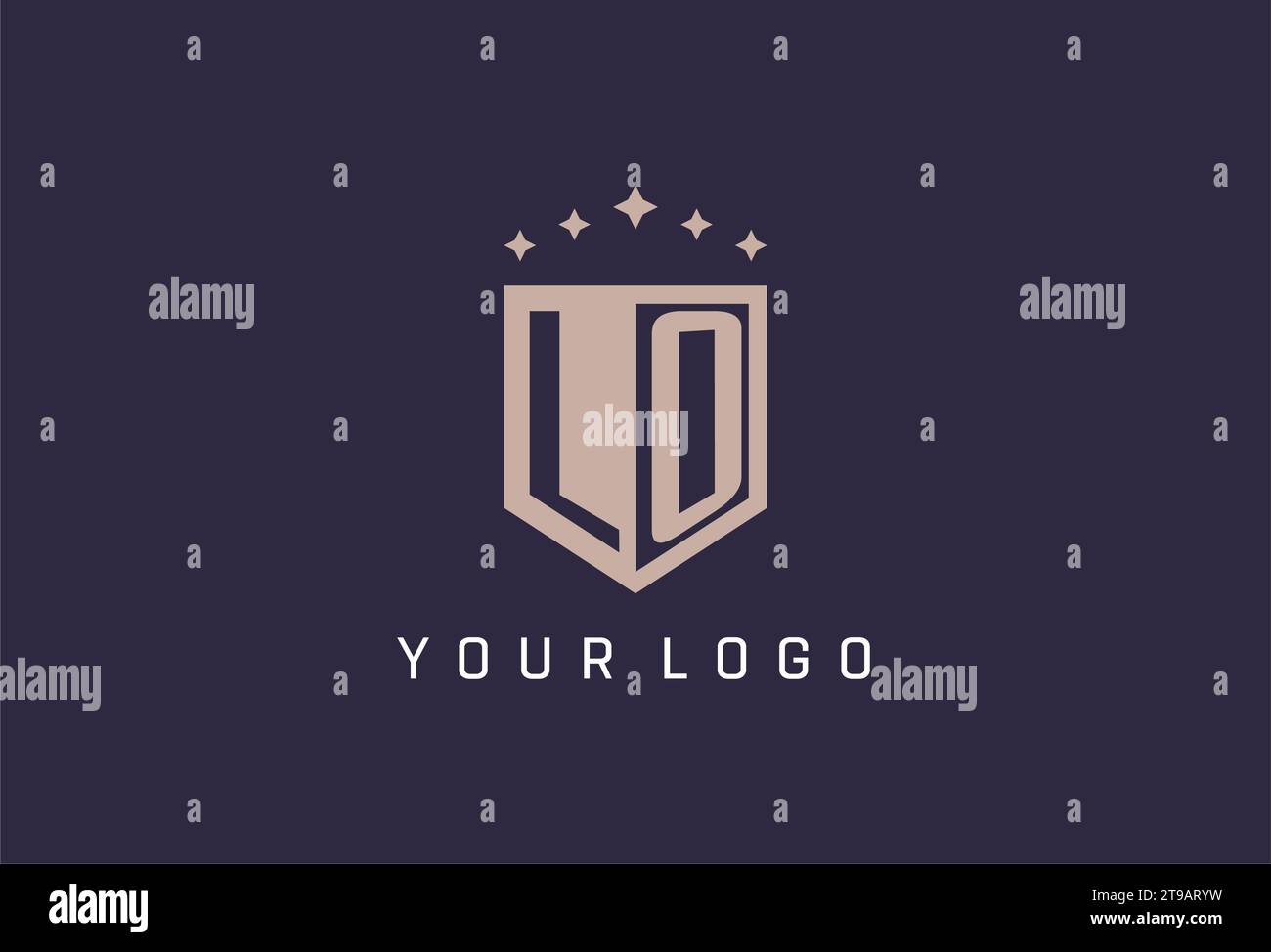 LO initial shield logo icon geometric style design inspiration Stock ...