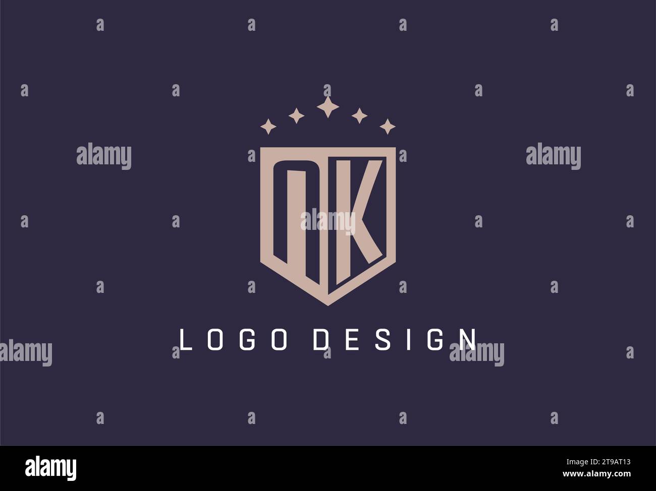 NK initial shield logo icon geometric style design inspiration Stock ...