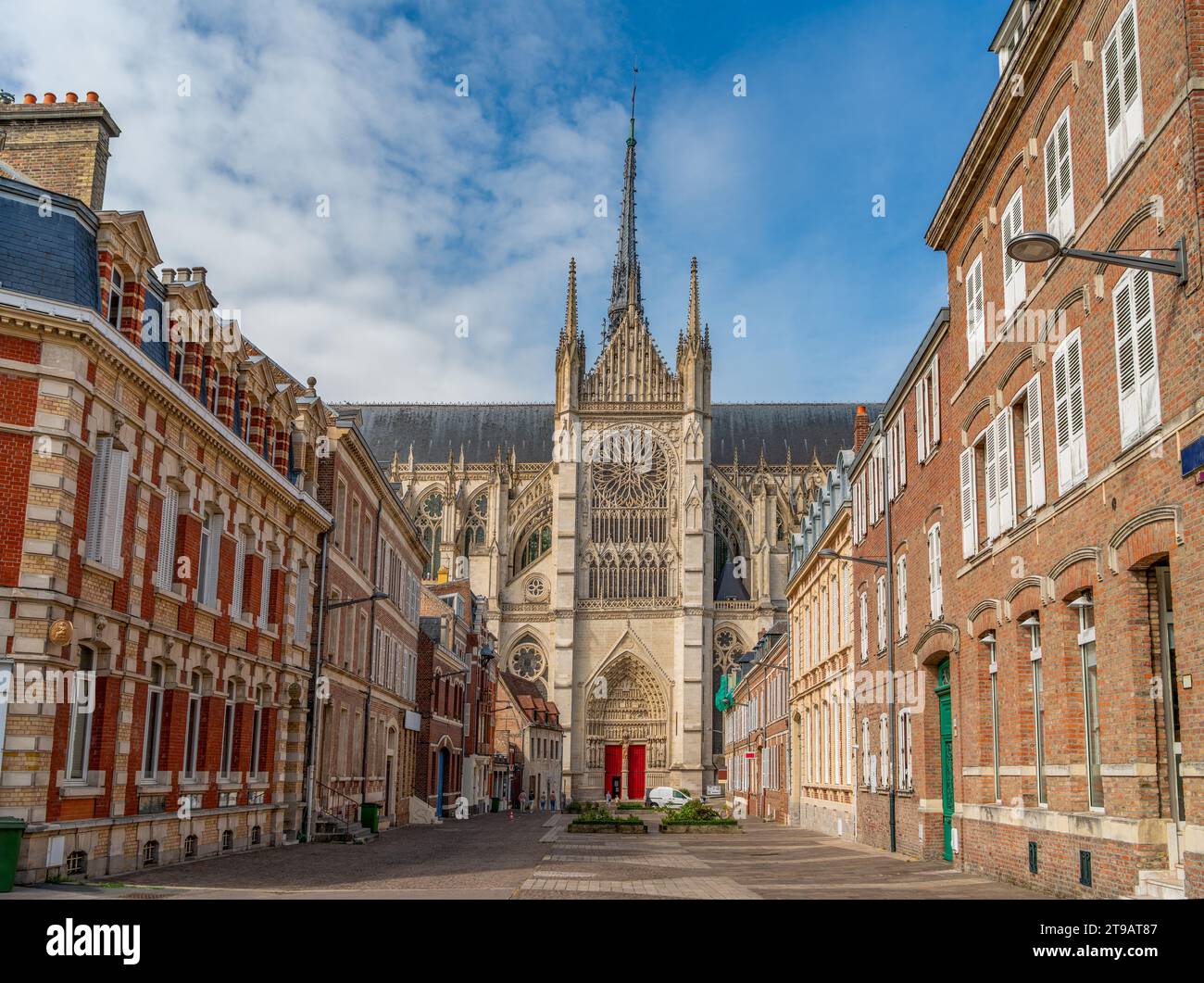 Impression of Amiens, a city and commune in northern France. It shows ...