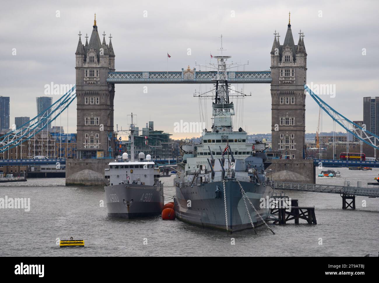 The Royal Netherlands Navy’s submarine support and torpedo recovery ship HNLMS Mercuur is ...