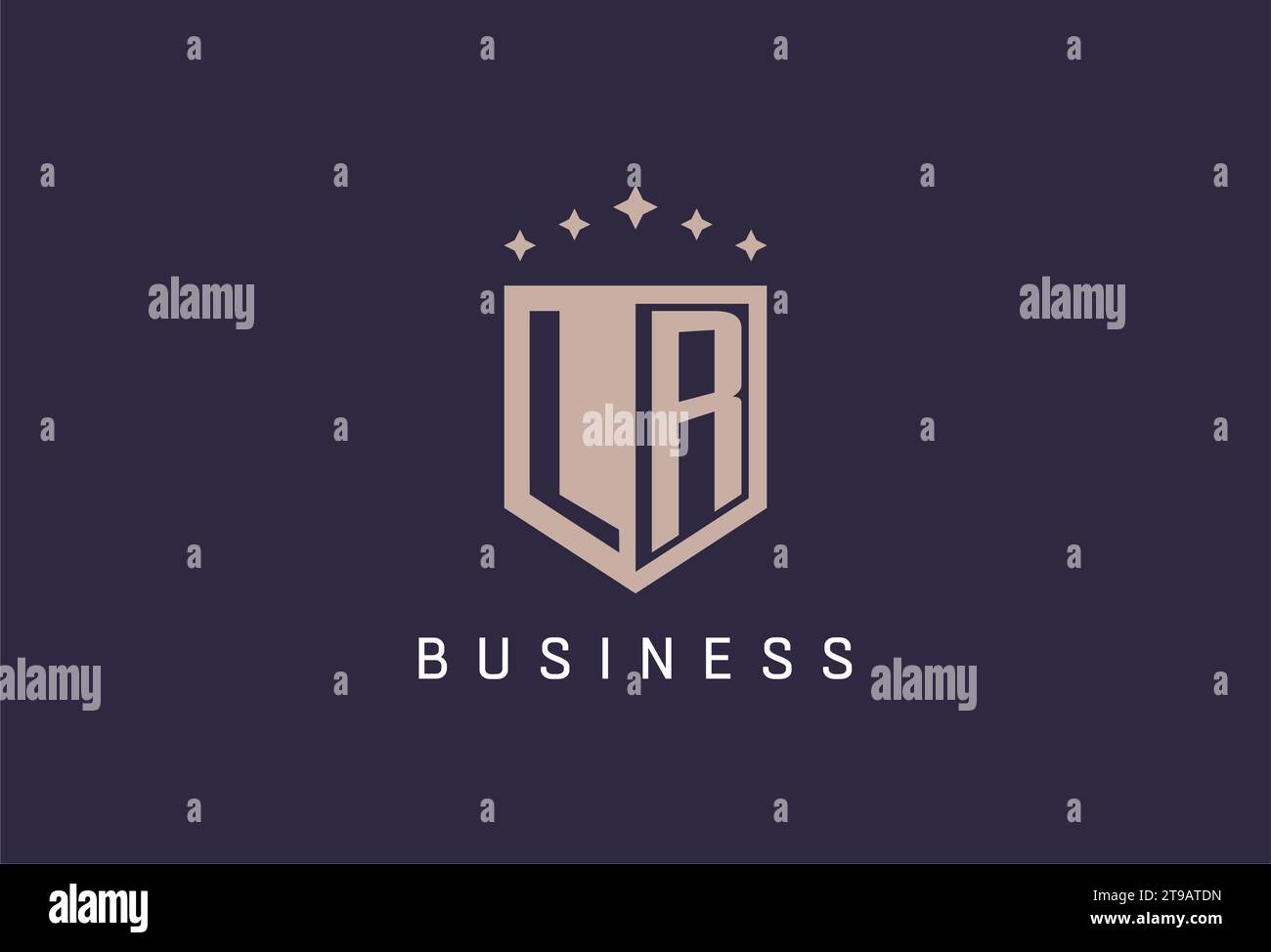 LR initial shield logo icon geometric style design inspiration Stock ...