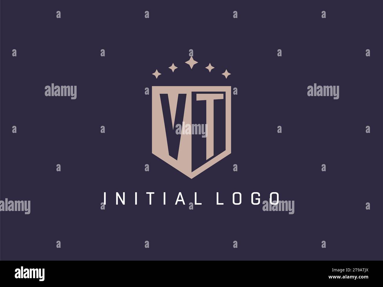 VT initial shield logo icon geometric style design inspiration Stock ...