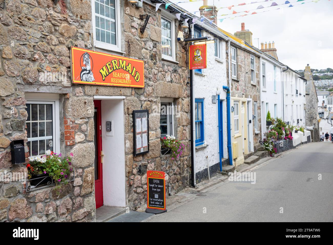 St Ives Cornwall seafood restaurant, Mermaid restaurant in town centre ...