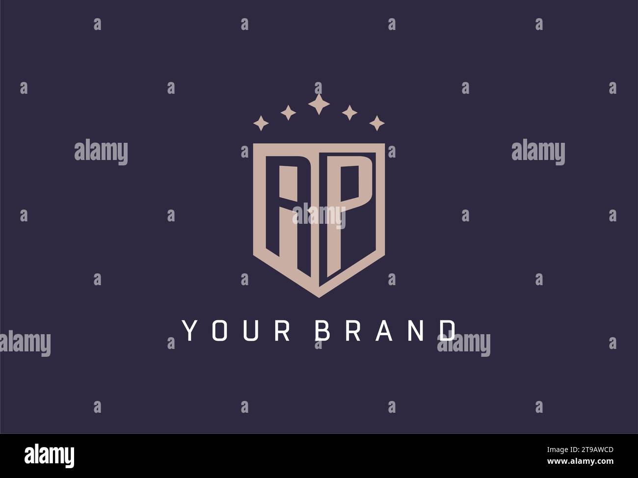 RP initial shield logo icon geometric style design inspiration Stock Vector Image & Art - Alamy