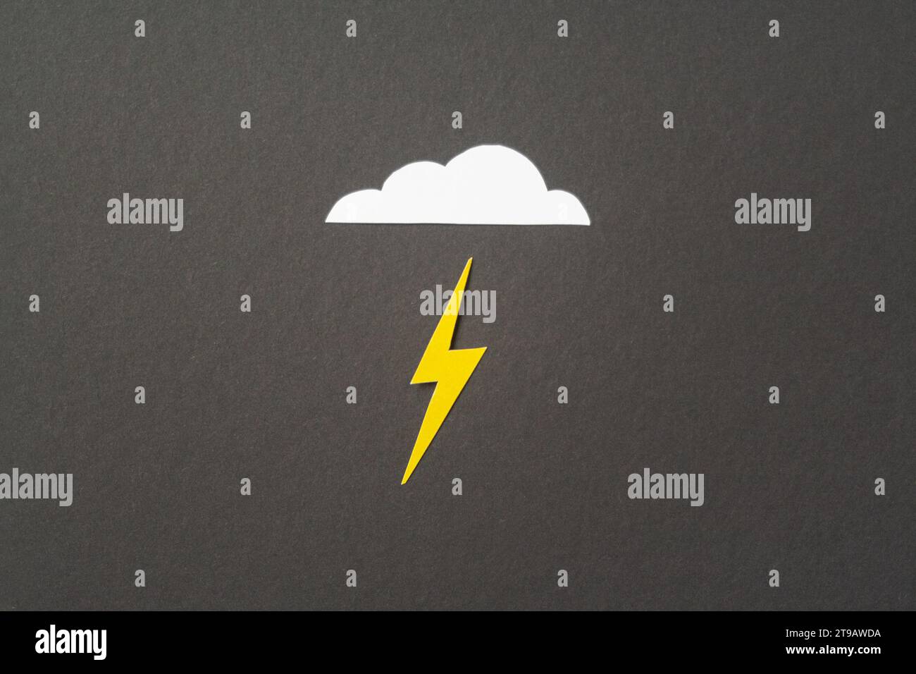 Lightning paper cut hi-res stock photography and images - Alamy