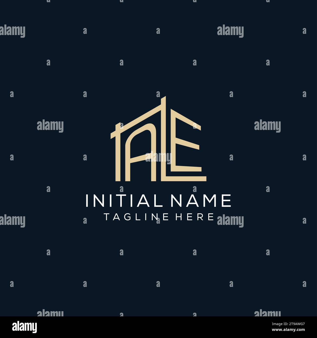 Initial AE logo, clean and modern architectural and construction logo design vector graphic ...