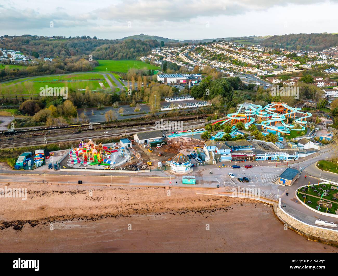 Paignton, UK. 24th Nov, 2023. Splashdown Quaywest, in Devon, is UK's ...