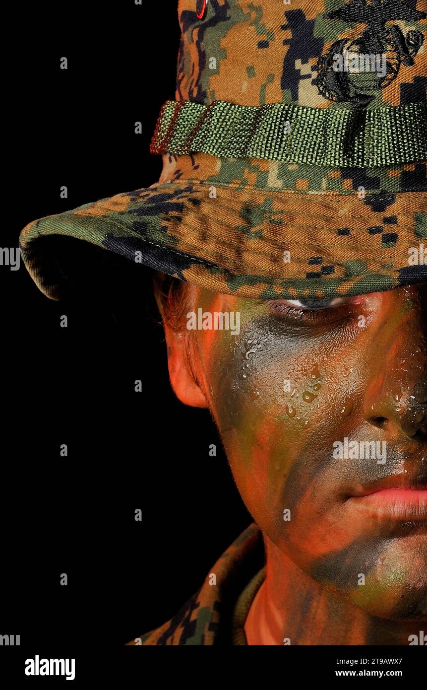 Portraits of Marines Stock Photo - Alamy