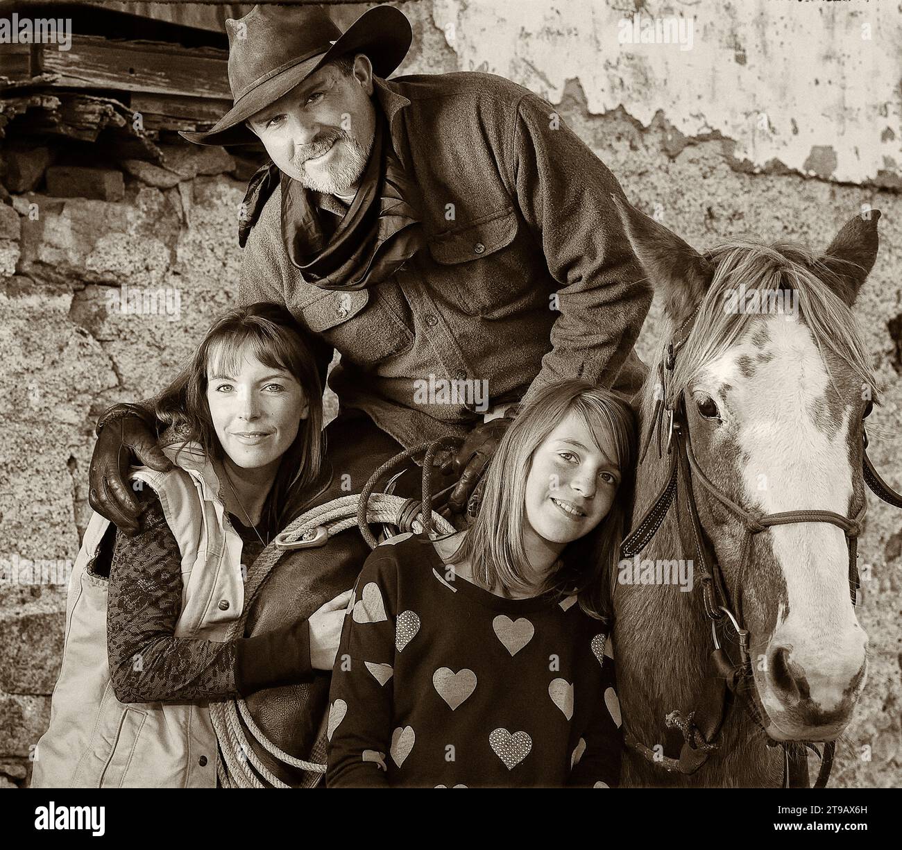 "The Last Saddle Tramp Stock Photo - Alamy