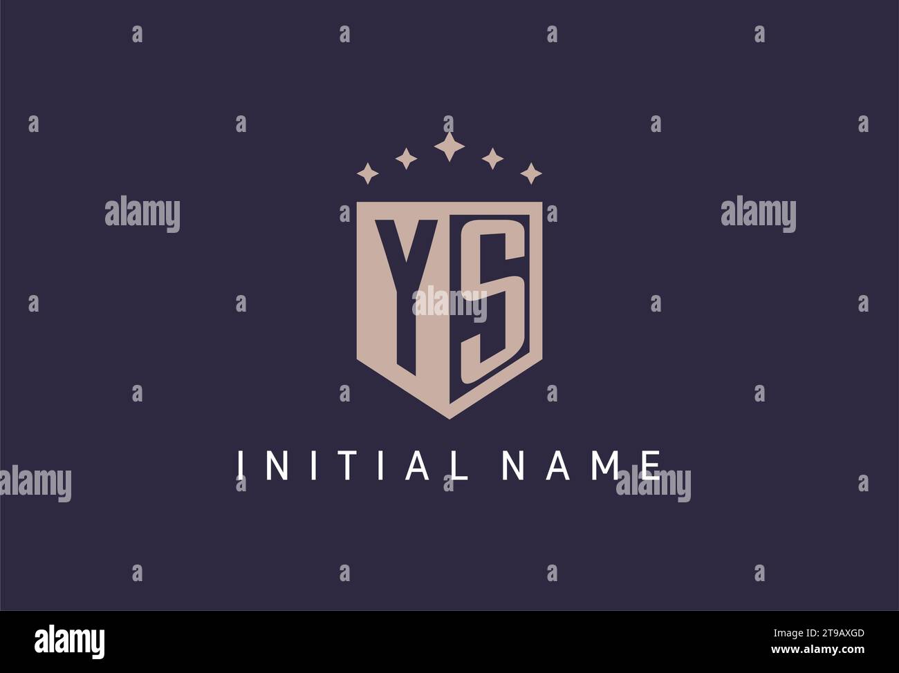 YS initial shield logo icon geometric style design inspiration Stock Vector Image & Art - Alamy