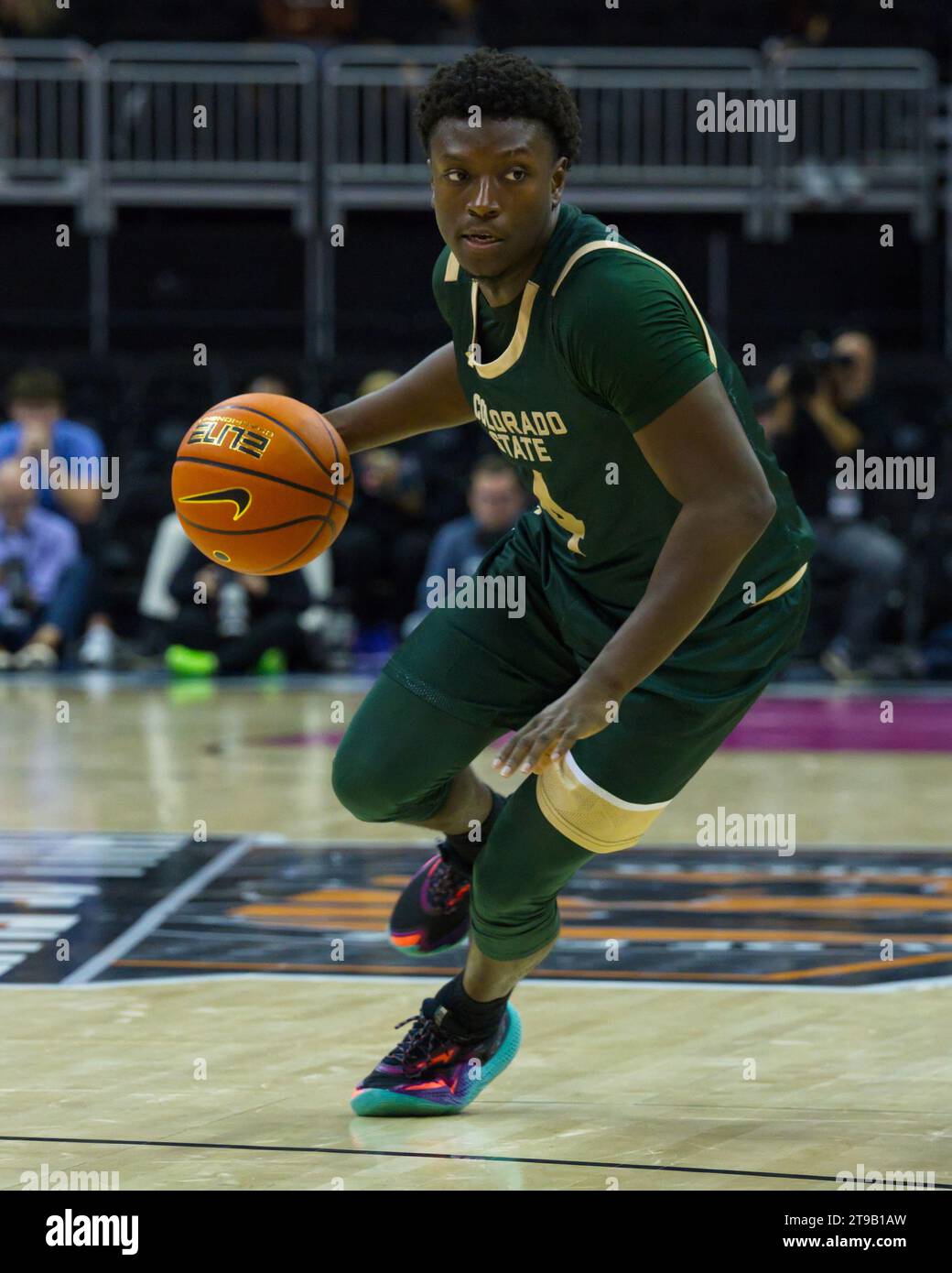Kansas City, Missouri, USA. 23rd Nov, 2023. Colorado State Rams guard ...