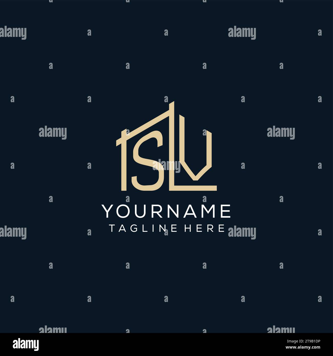 Initial SV logo, clean and modern architectural and construction logo design vector graphic ...