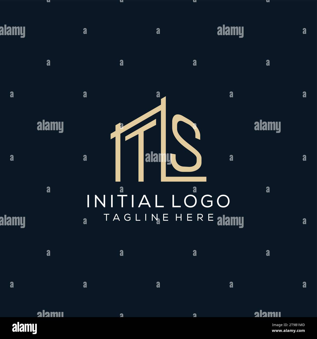 Initial TS logo, clean and modern architectural and construction logo ...