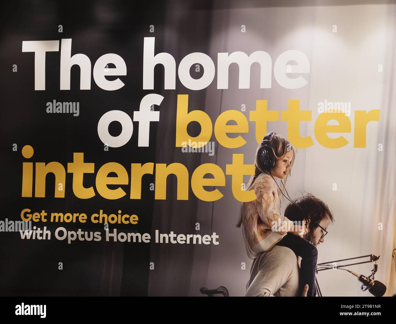 Australia, Canberra, 16 November 2023. Optus home of better internet ...