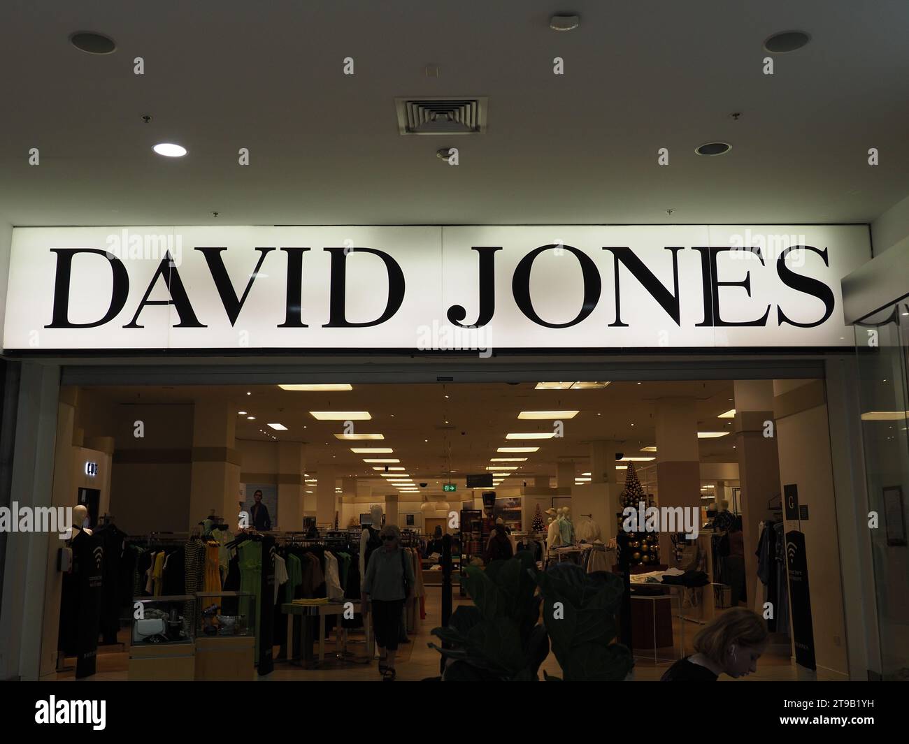 Australia, Canberra, 16 November 2023. David Jones sign Stock Photo - Alamy