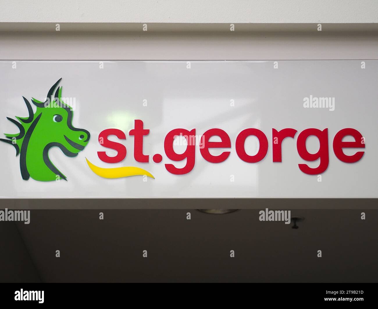 Stgeorge Bank Logo St George Dragon Logo Hi Res Stock Photography And