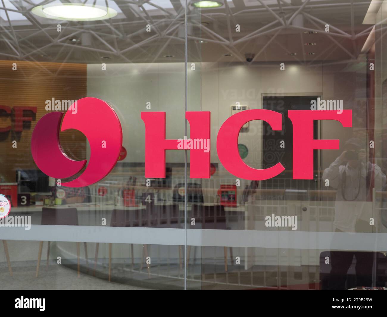 Australia, Canberra, 16 November 2023. St. HCF sign and logo Stock ...