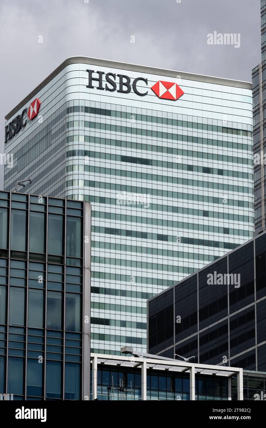 HSBC Tower at 8 Canada Square, Canary Wharf, is a 45-storey skyscraper designed by Sir Norman ...