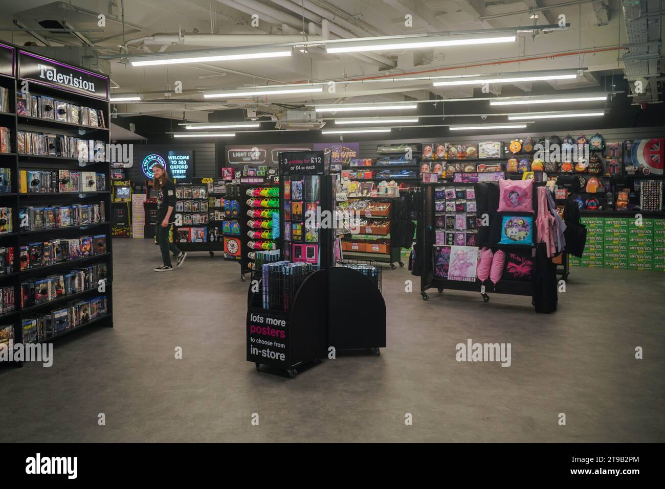 London, UK. 24 November 2023. The opening day of the HMV flagship store ...