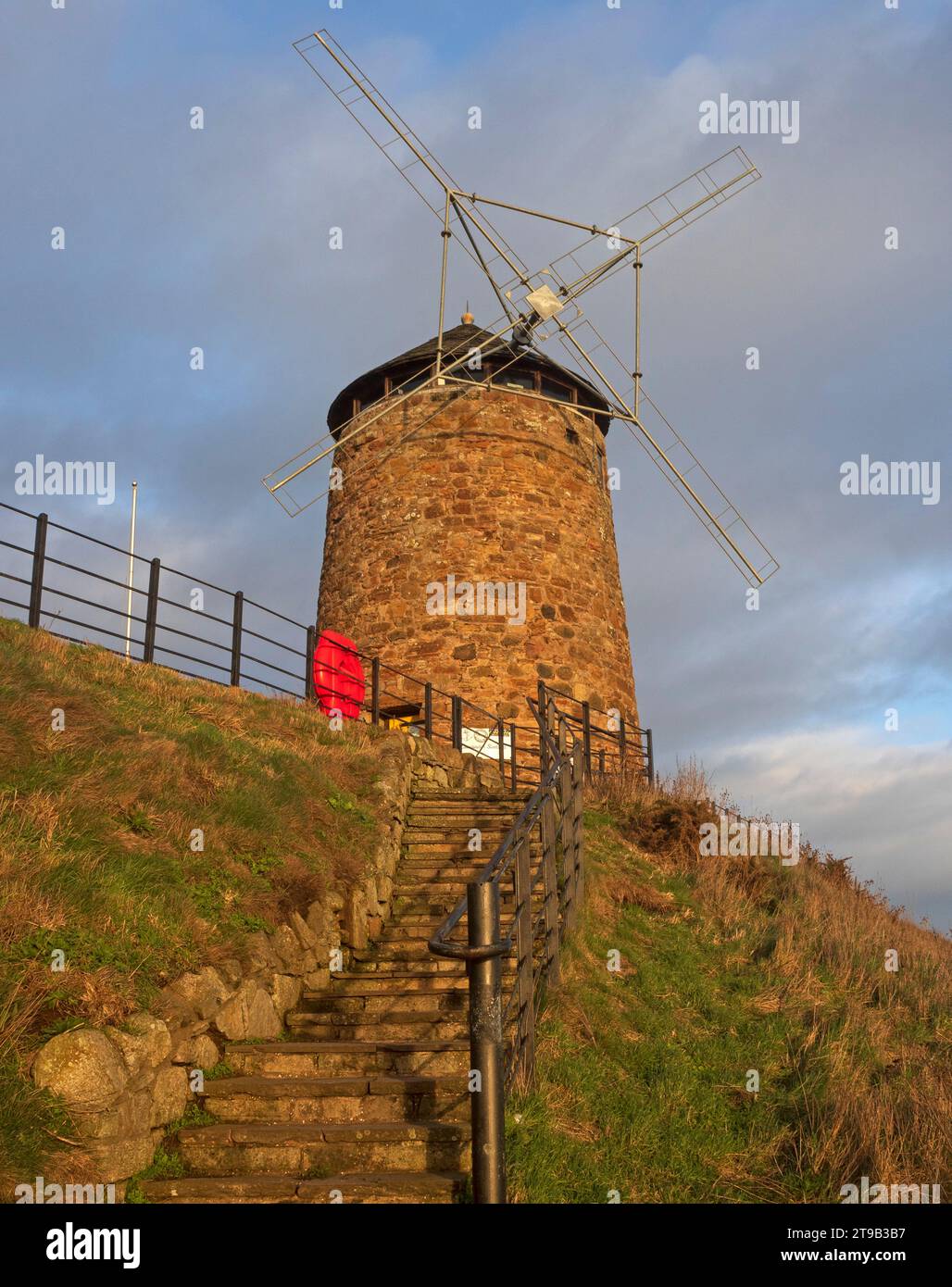 St Monan's Windmill, St Monan's, Fife, Scotland, UK. The eighteenth ...