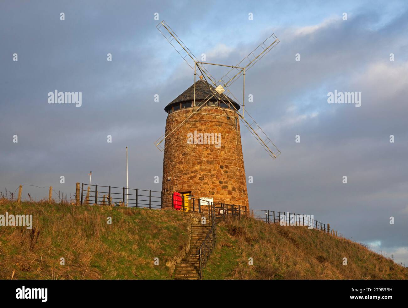 St Monan's Windmill, St Monan's, Fife, Scotland, UK. The eighteenth ...