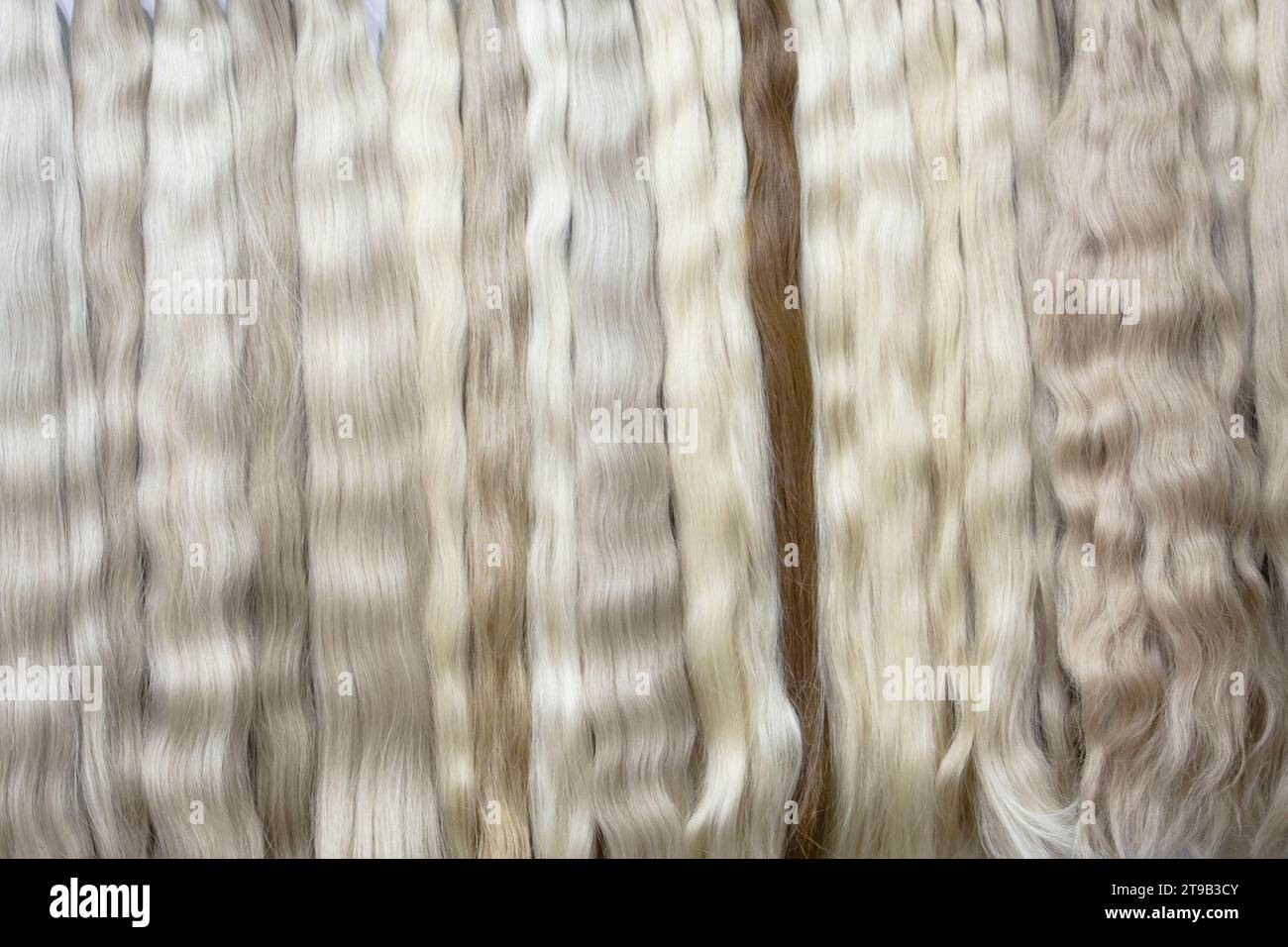 textures of different types of hair Stock Photo - Alamy