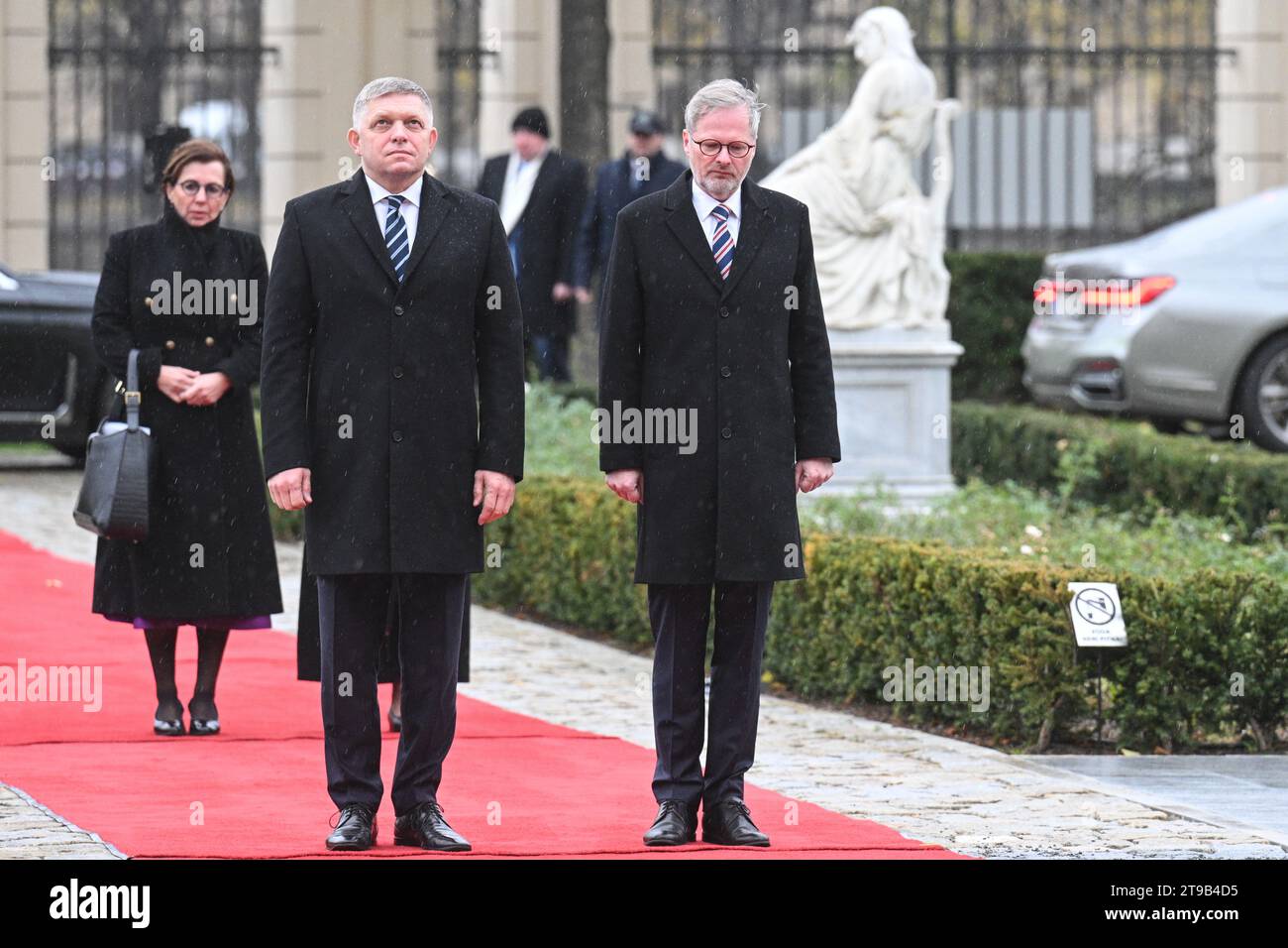 Prague, Czech Republic. 24th Nov, 2023. Czech Prime Minister Petr Fiala ...