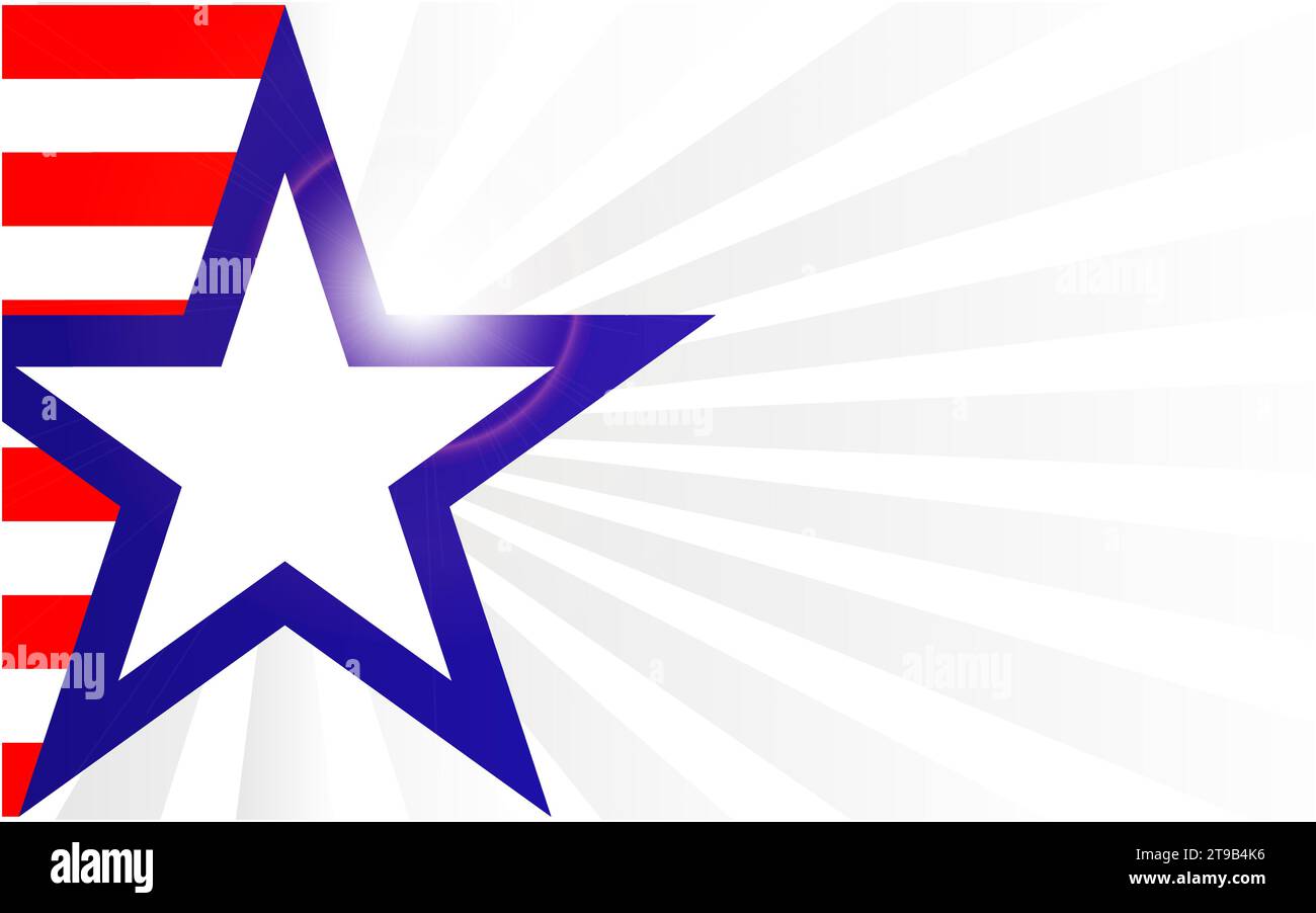 American flag symbols banner with copy space for your text Stock Vector ...