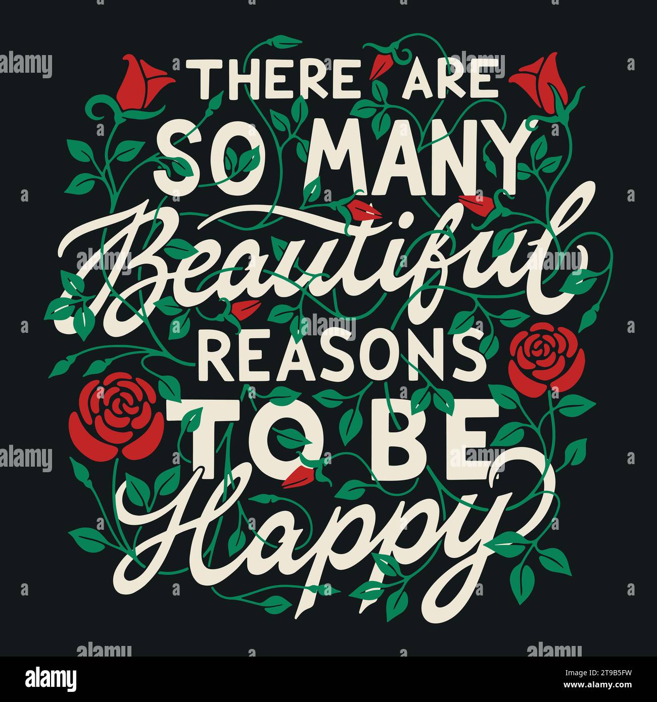 All our reasons Stock Vector Images - Alamy