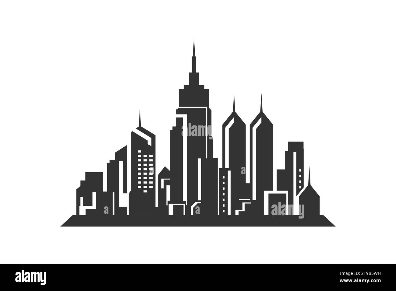 City landscape icon. Vector illustration Stock Vector Image & Art - Alamy