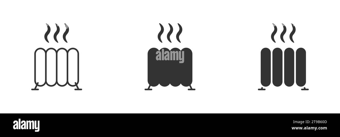 Heater electric icon. Oil heater icon. Vector illustration Stock Vector ...