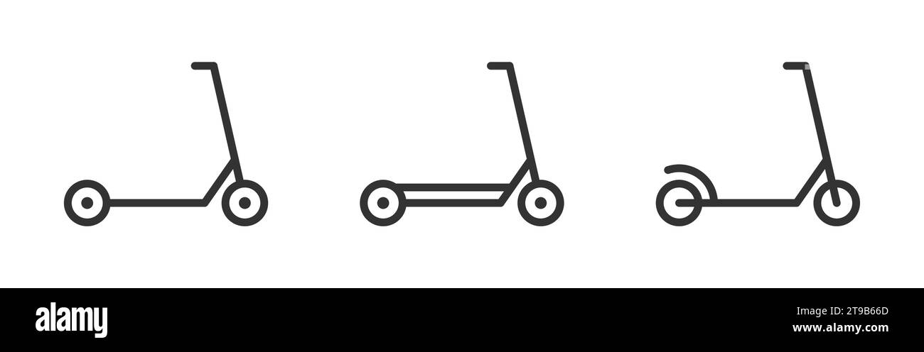 Scooter pictogram vector vectors hi-res stock photography and images ...