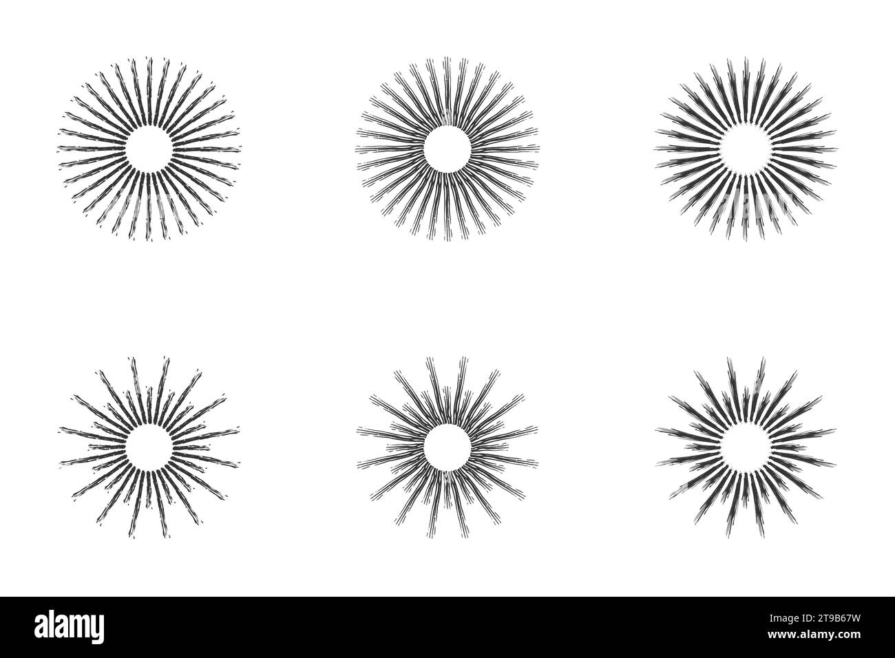 Starburst sunburst radial radiating Stock Vector Images - Alamy