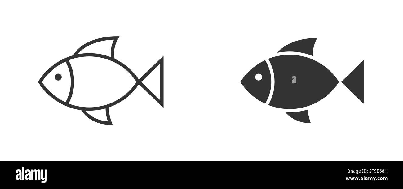 Fish icon. Simple design. Vector illustration Stock Vector Image & Art ...