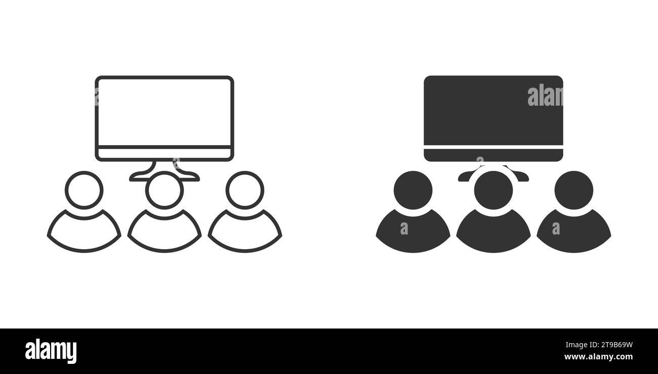 Viewers icon. Simple design. Vector illustration Stock Vector Image ...